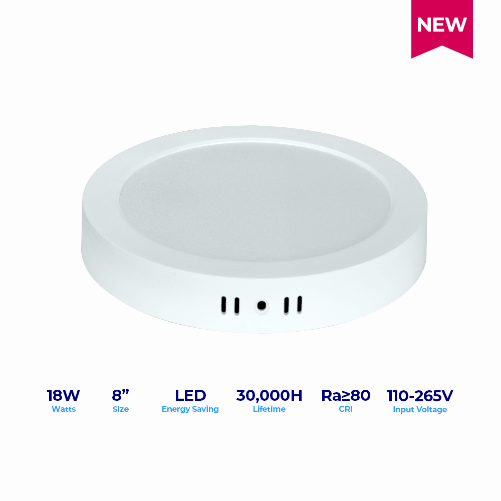 Essential Surface Led Downlight DOB 18W 8" RD – Lightforce Corporation