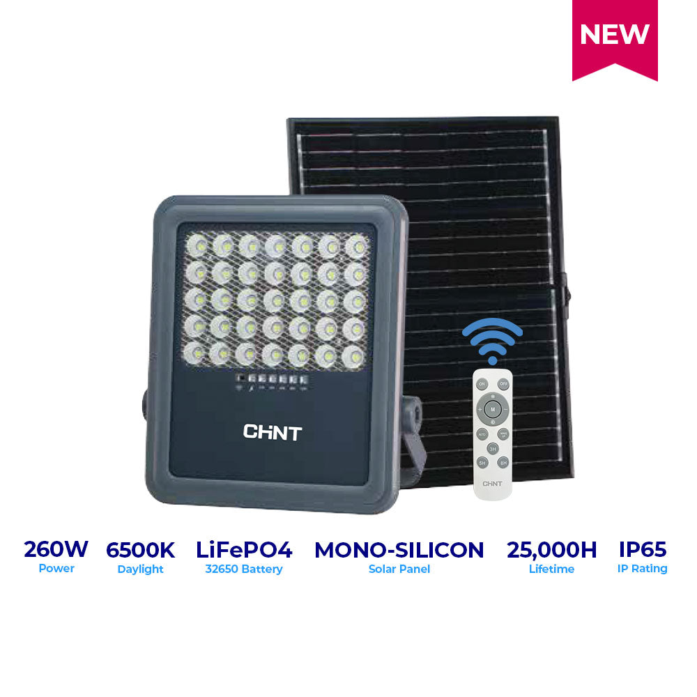 CHINT VENUS SOLAR FLOODLIGHT 260W DAYLIGHT – Lightforce Corporation